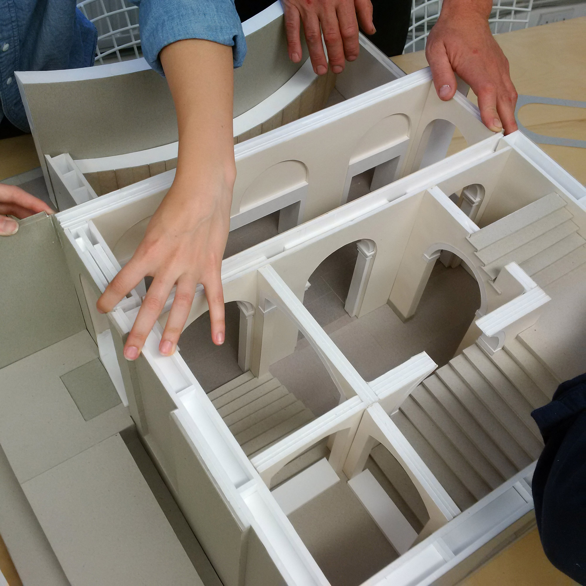 Model-making in the studio → HAT Projects