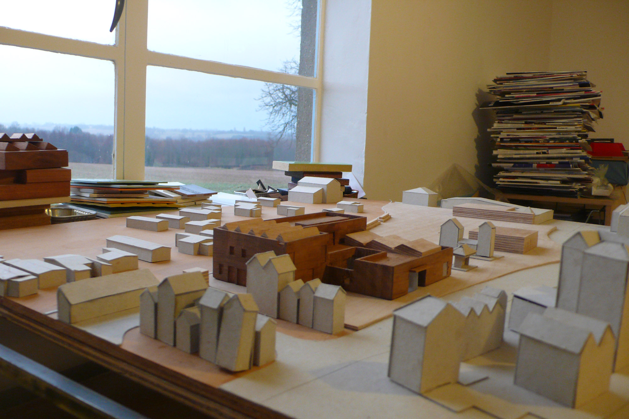 Model-making in the studio → HAT Projects