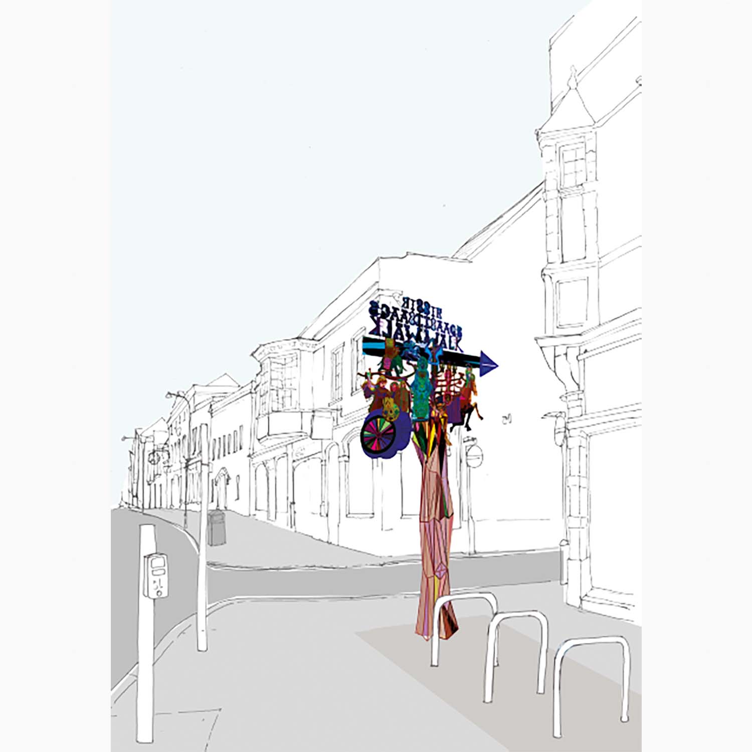 Head Street wayfinding artwork → HAT Projects