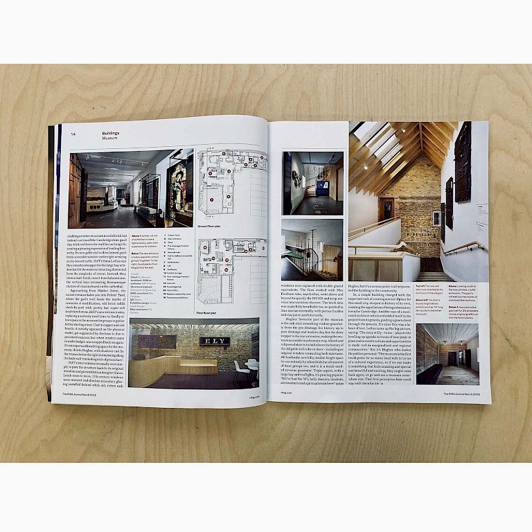 Ely Museum featured in RIBA Journal → HAT Projects